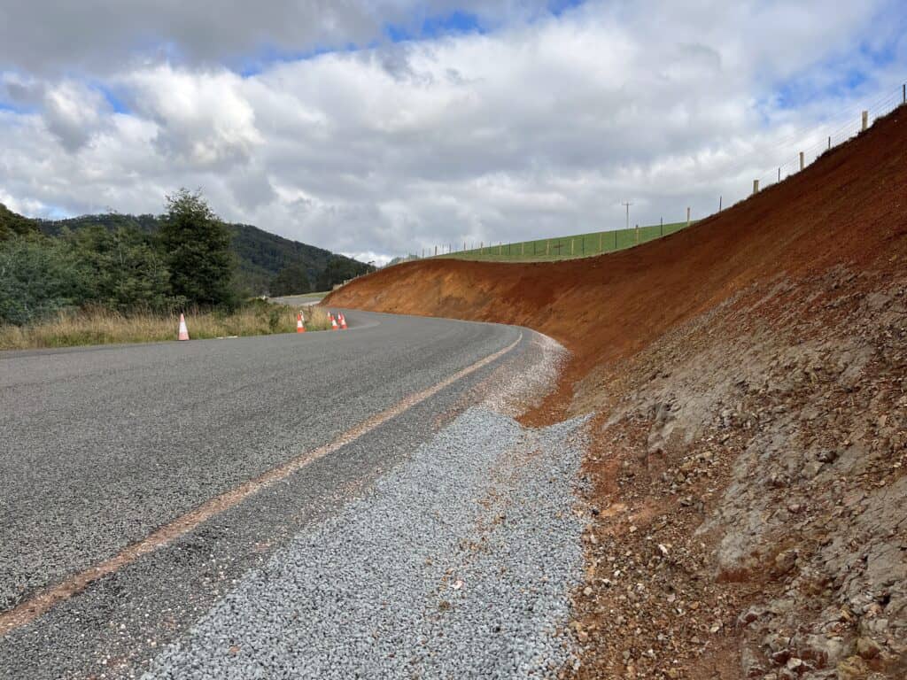 Ironcliffe Road Project - Central Coast Council - Ulverstone, Tasmania.