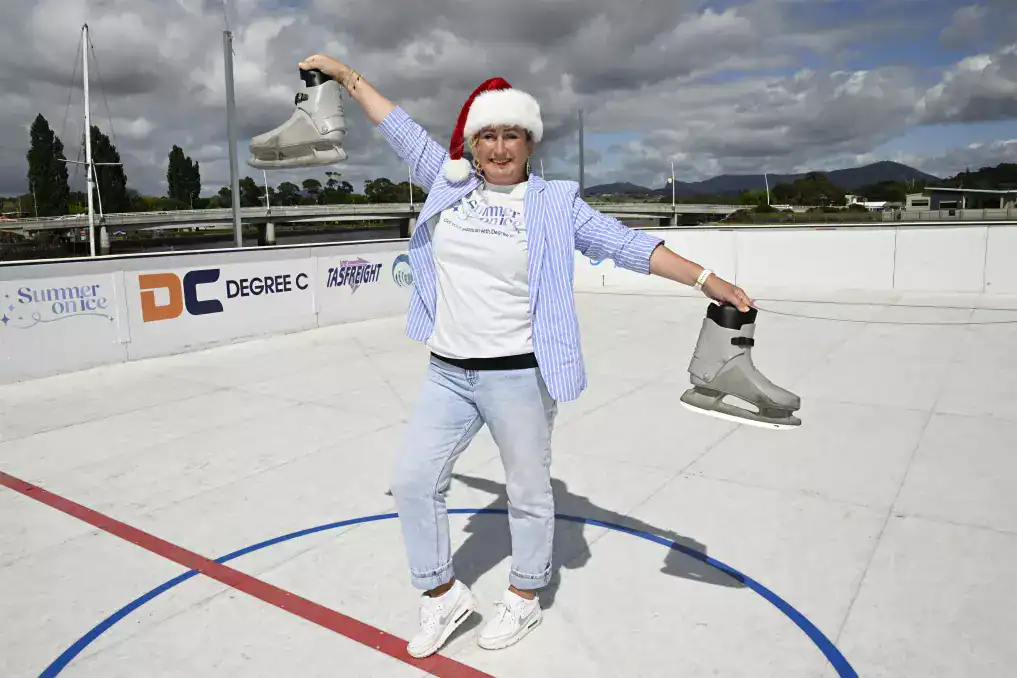 Local businesses bring ice-skating magic back to the Central Coast this ...